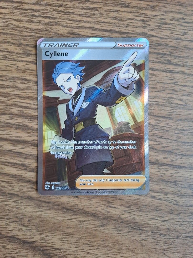 Cyllene Trainer Pokemon Card, Hobbies & Toys, Toys & Games on Carousell