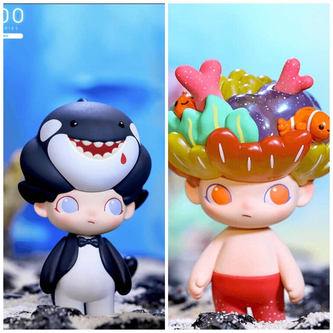 dimoo aquarium popmart, Hobbies & Toys, Toys & Games on Carousell