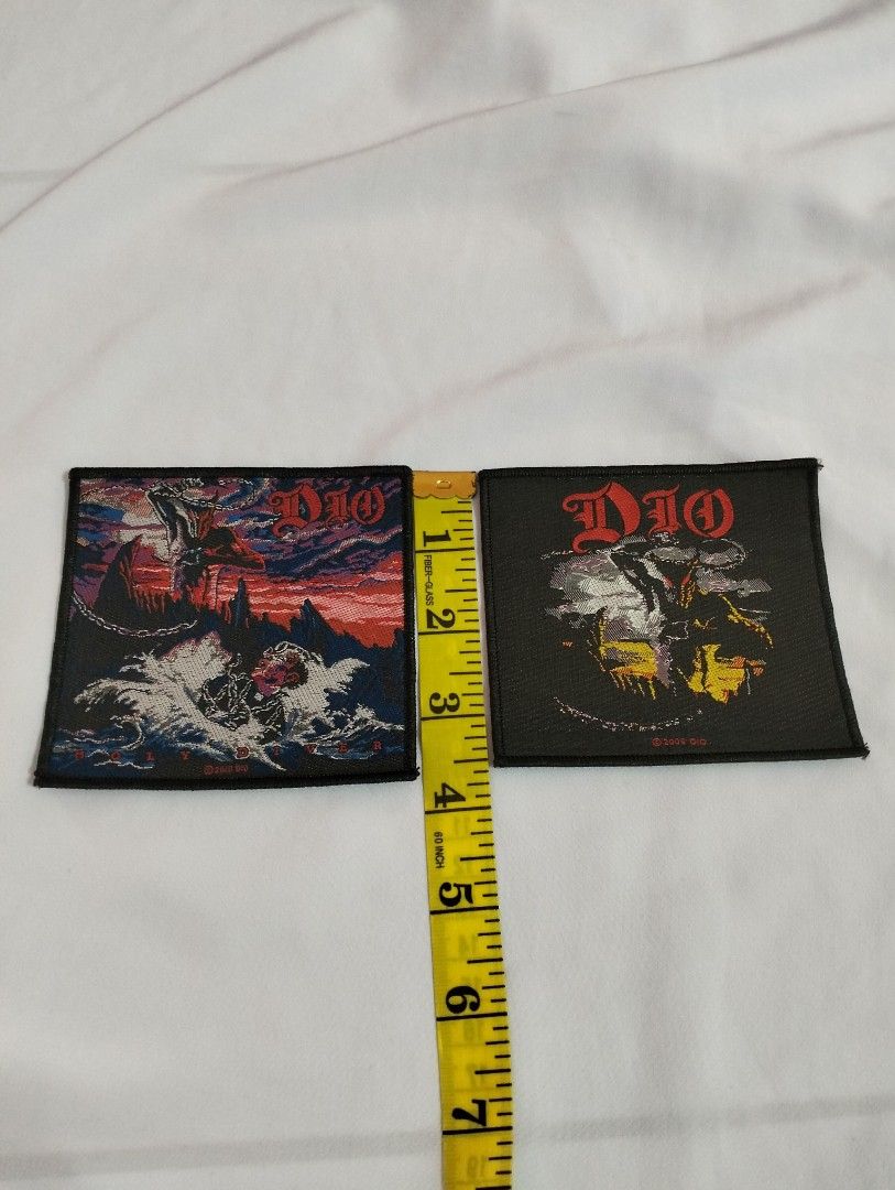 Dio Official Merchandise Patches Small back patch Venom metallica ...
