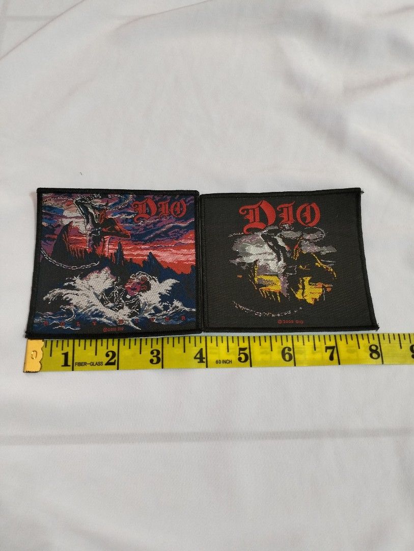 Dio Official Merchandise Patches Small back patch Venom metallica ...