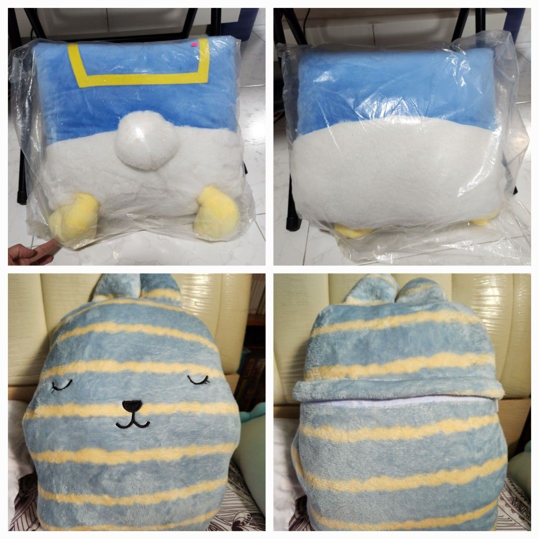 Disney Donald Duck Cushion Craftholic Rabbit Blanket, Hobbies & Toys, Toys & Games on Carousell