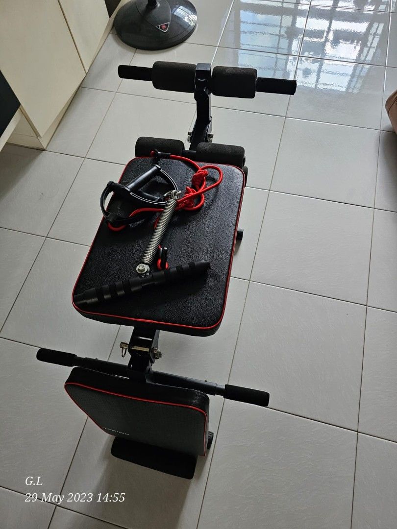 Domyos weight set 50 kg set, Sports Equipment, Exercise & Fitness ...