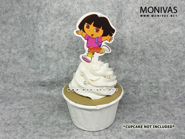 Dora The Explorer Cupcake Toppers