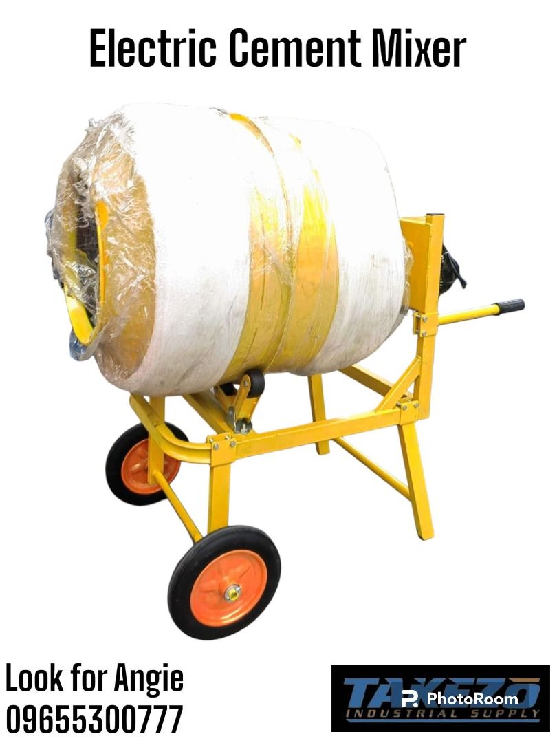Electric Cement Mixer, Commercial & Industrial, Construction Tools ...