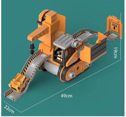 Engineer Role Play Pretend Play Toy 4 in 1 Transforming Construction ...