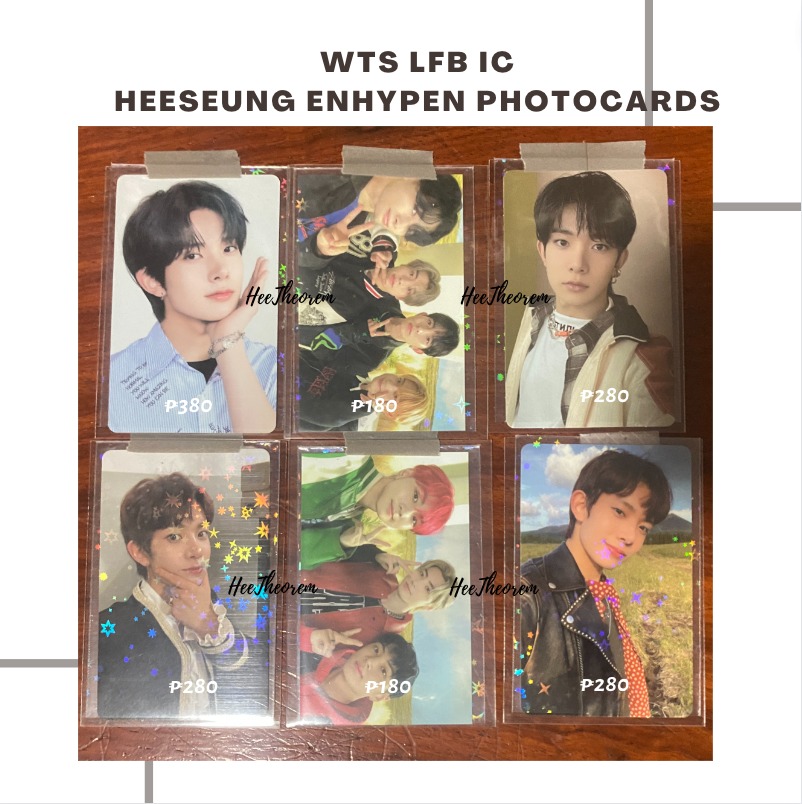 Enhypen Heeseung Photocards, Hobbies & Toys, Memorabilia & Collectibles ...