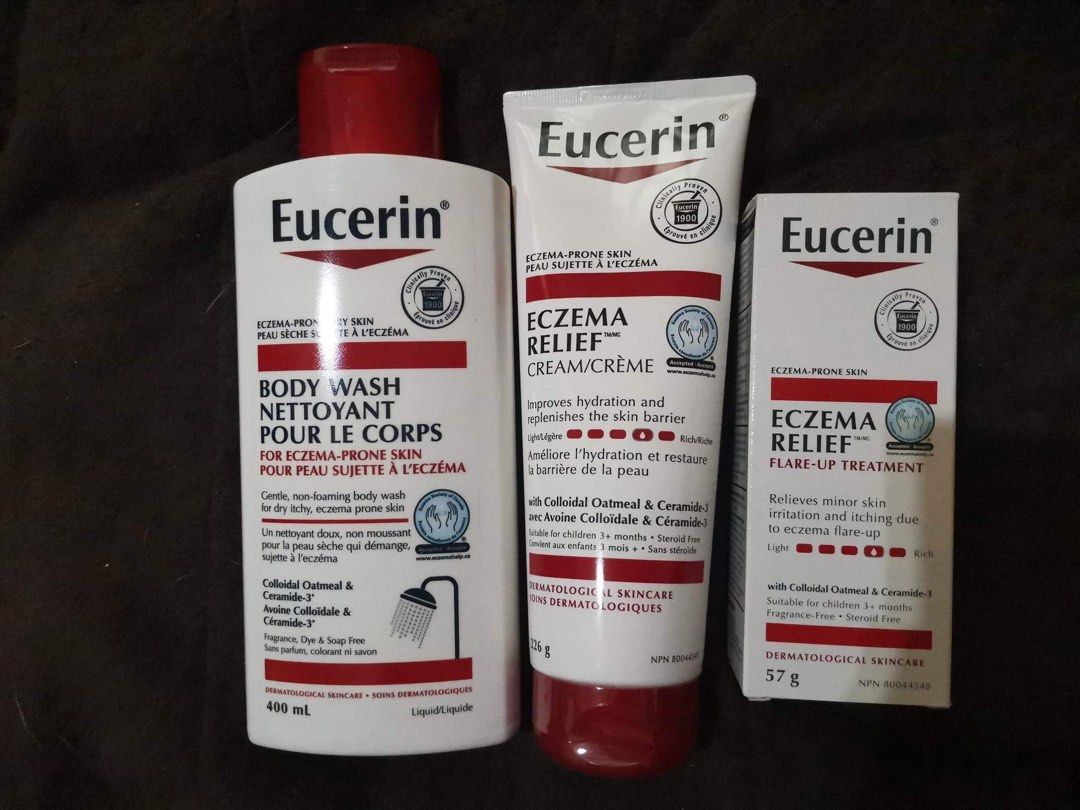 Eucerin For Eczema-Prone Skin Set on Carousell