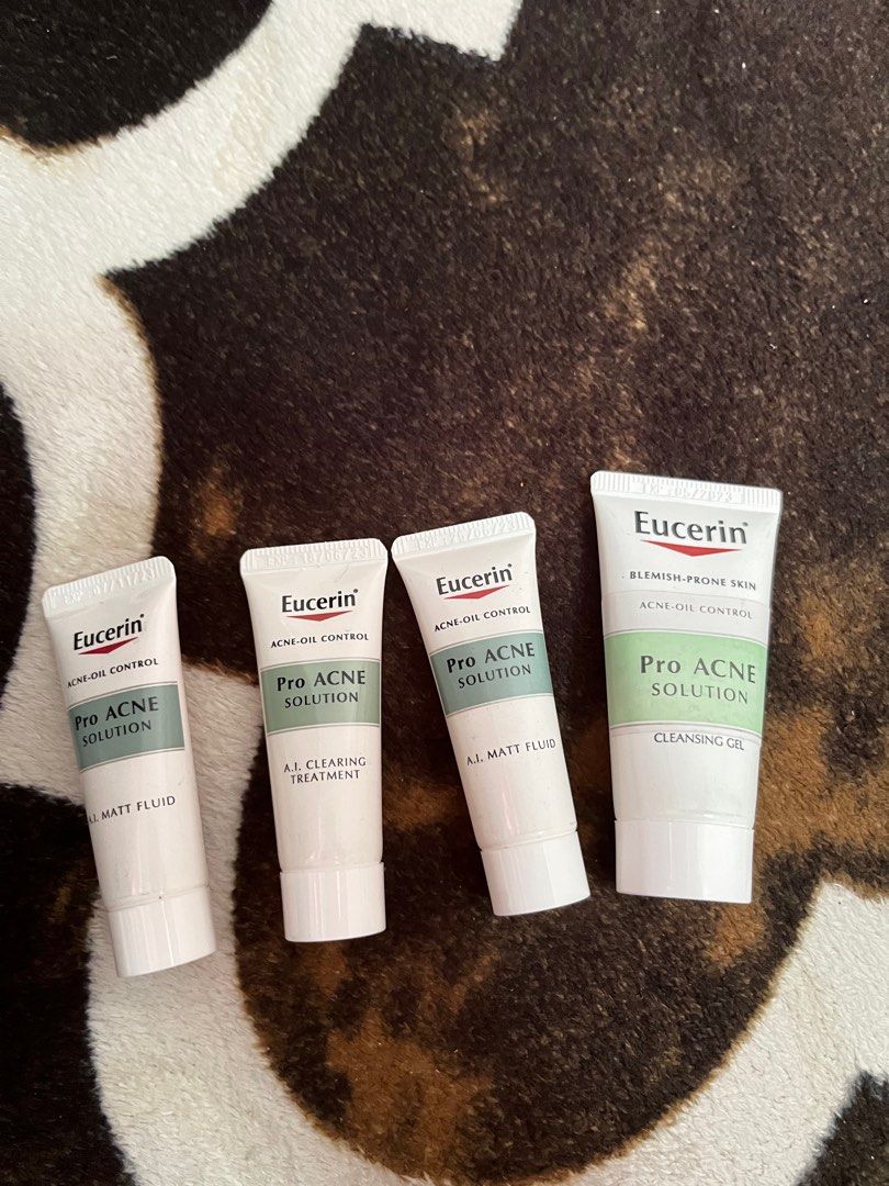 EUCERIN TRIAL SET, Beauty & Personal Care, Face, Face Care on Carousell