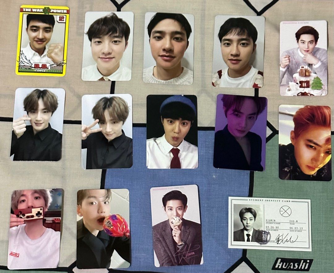EXO Photocards, Hobbies & Toys, Memorabilia & Collectibles, K-Wave on ...