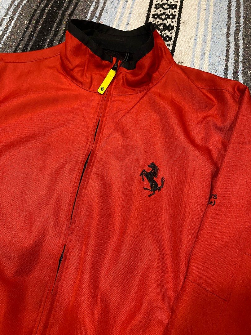 F1 red wind breaker racing jacket, Men's Fashion, Coats, Jackets and ...