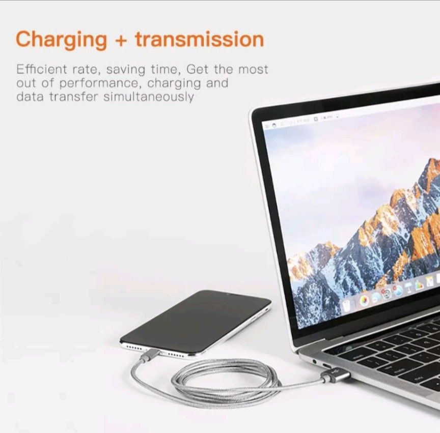 Fast Charging Cable IOS lightning cable 1 meter, Mobile Phones ...