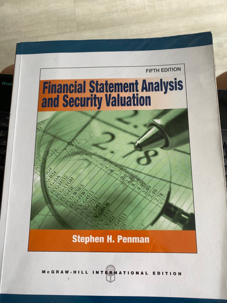 FINANCIAL STATEMENT ANALYSIS AND SECURITY VALUATION 5th addition, Hobbies & Toys, Books ...