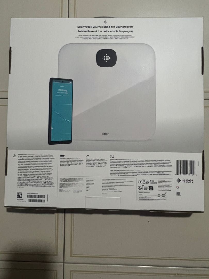 Fitbit Aria Air Smart Scale, Health & Nutrition, Health Monitors ...