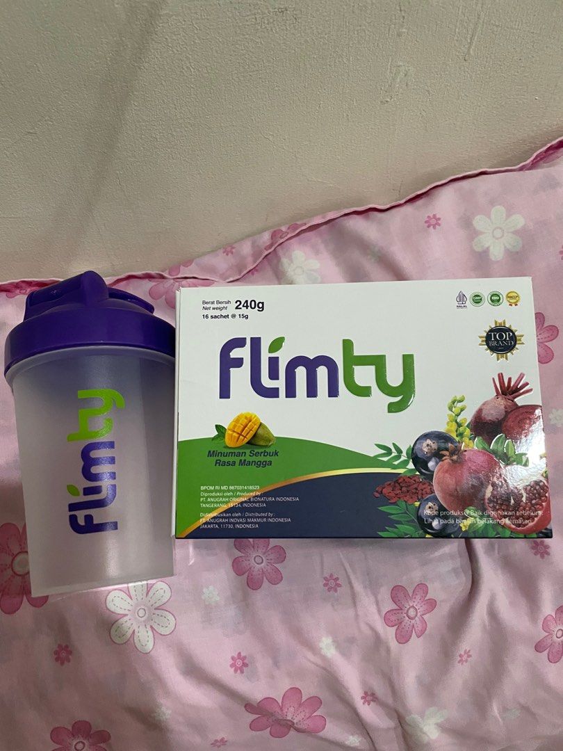Flimty mangga free botol, Makanan & Minuman, Makanan Instan di Carousell