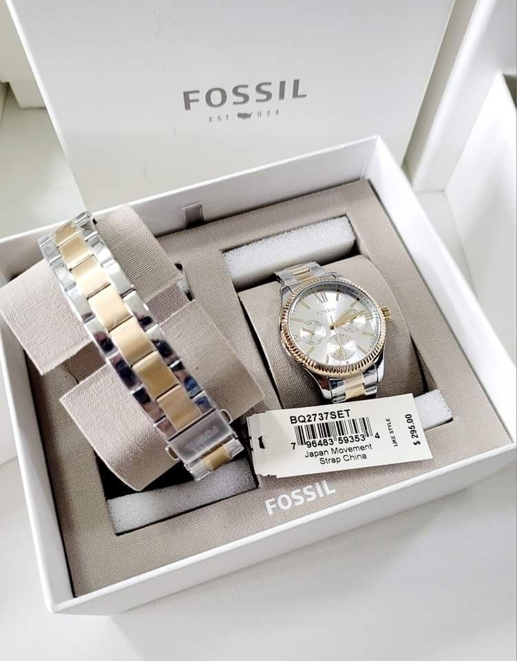 Fossil Couple Set BQ2737set, Men's Fashion, Watches & Accessories ...