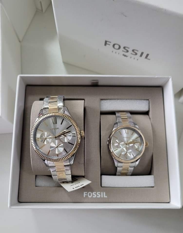 Fossil Couple Set BQ2737set, Men's Fashion, Watches & Accessories ...
