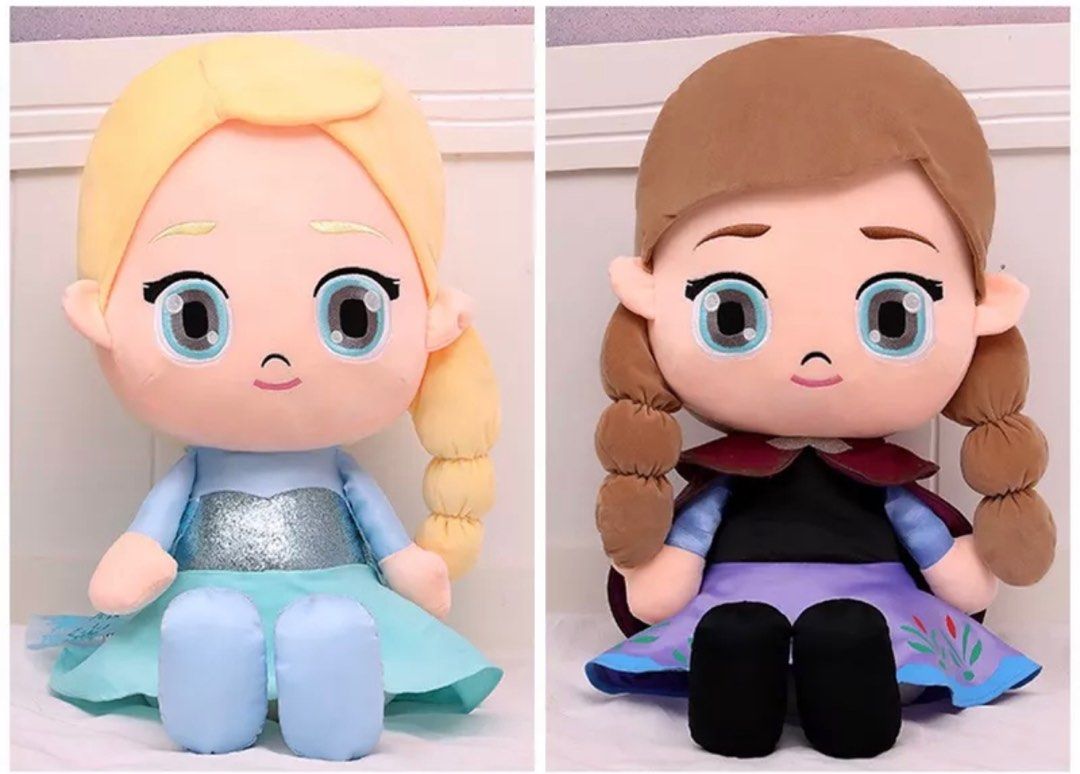 Frozen Elsa Anna Plush Plushie Soft Toy, Hobbies & Toys, Toys & Games ...