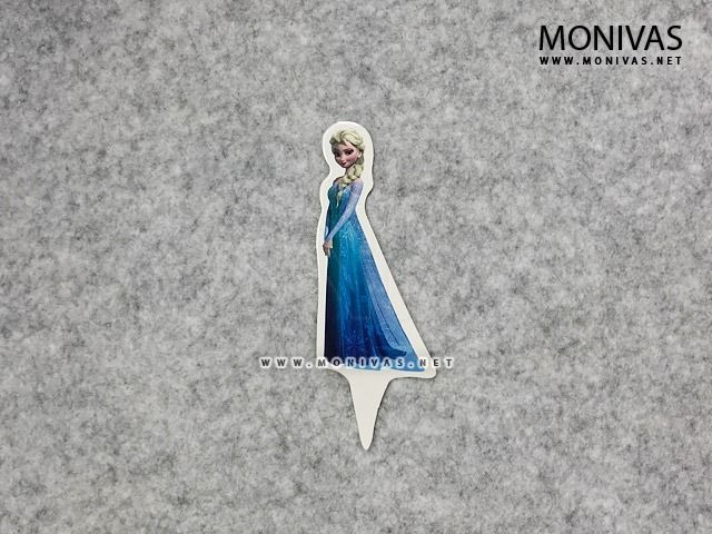 Frozen Elsa Cupcake Toppers Disney Princess Party Birthday Cake ...