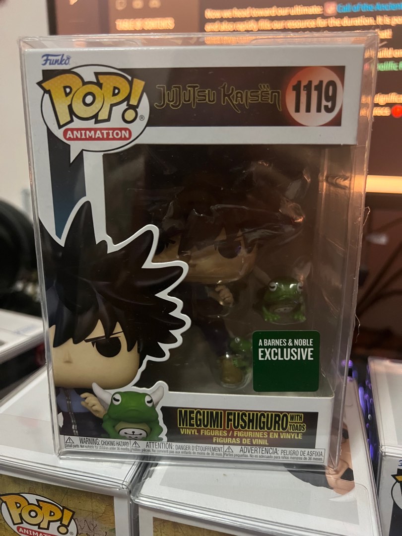 Funko JJK Megumi with frog B&N Exclusive, Hobbies & Toys, Toys & Games ...