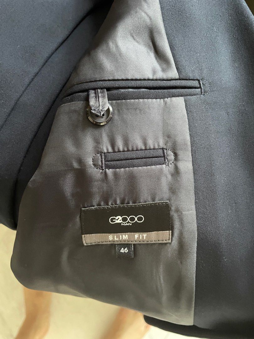 G2000 Suit - Navy Blue, Men's Fashion, Coats, Jackets and Outerwear on ...
