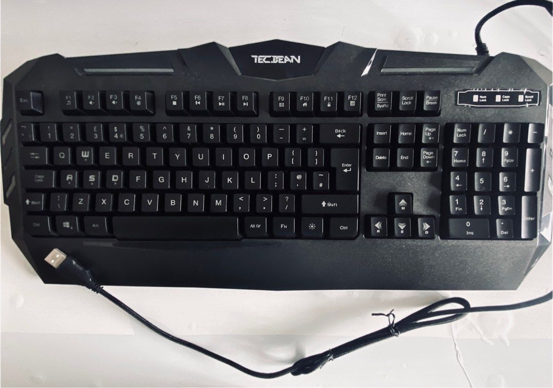 Gaming Keyboard, TEC.BEAN Wired Office Gaming Keyboard, Computers ...