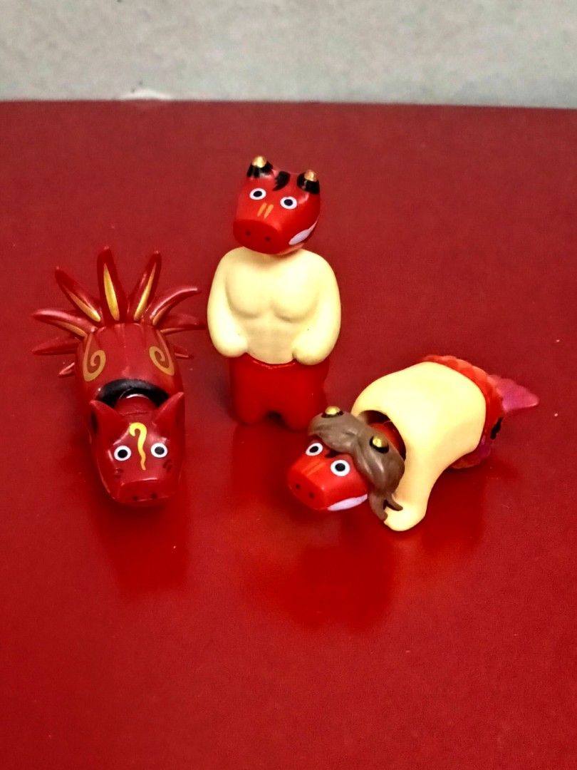 Gashapon Akabeko, Hobbies & Toys, Toys & Games on Carousell