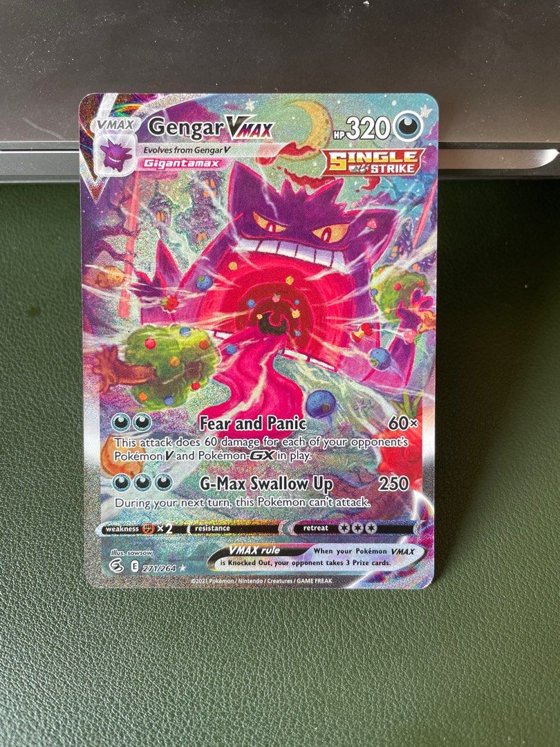 Gengar Vmax alt art, Hobbies & Toys, Toys & Games on Carousell