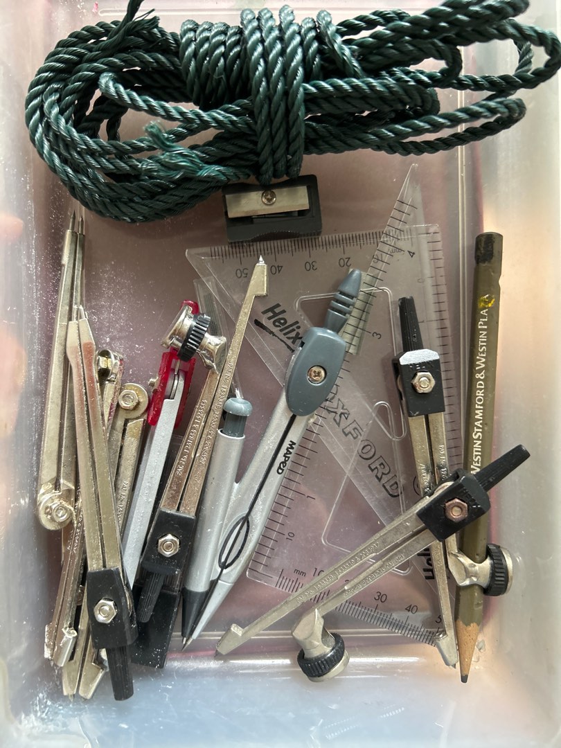 geometry set items, Hobbies & Toys, Stationery & Craft, Stationery ...