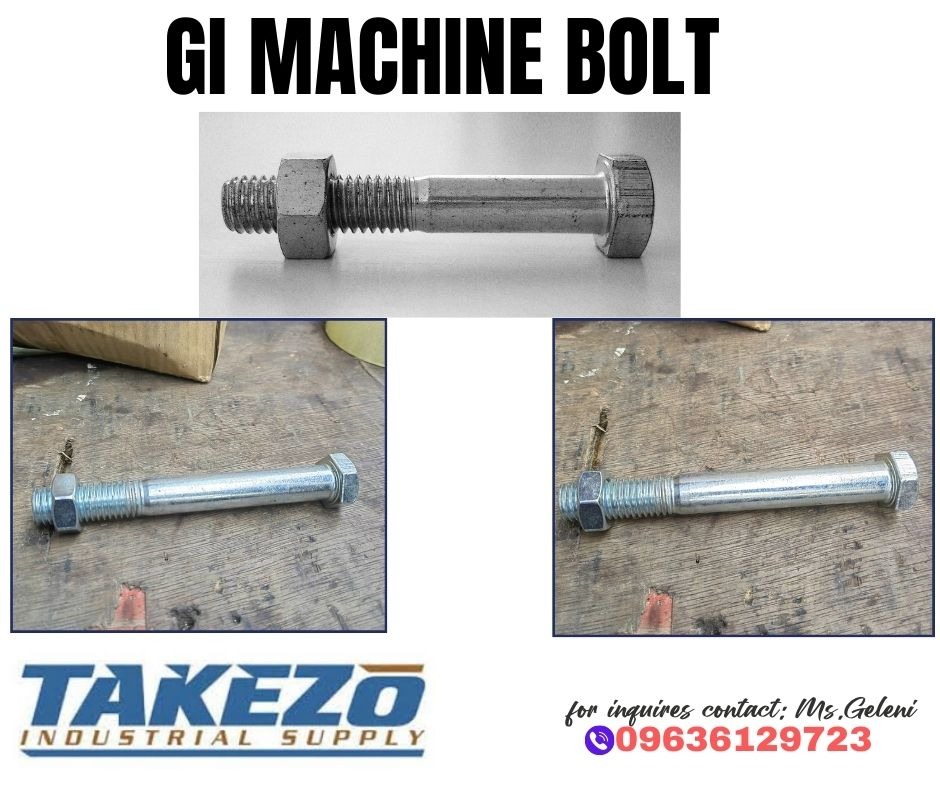 GI Machine Bolt, Commercial & Industrial, Construction Tools ...