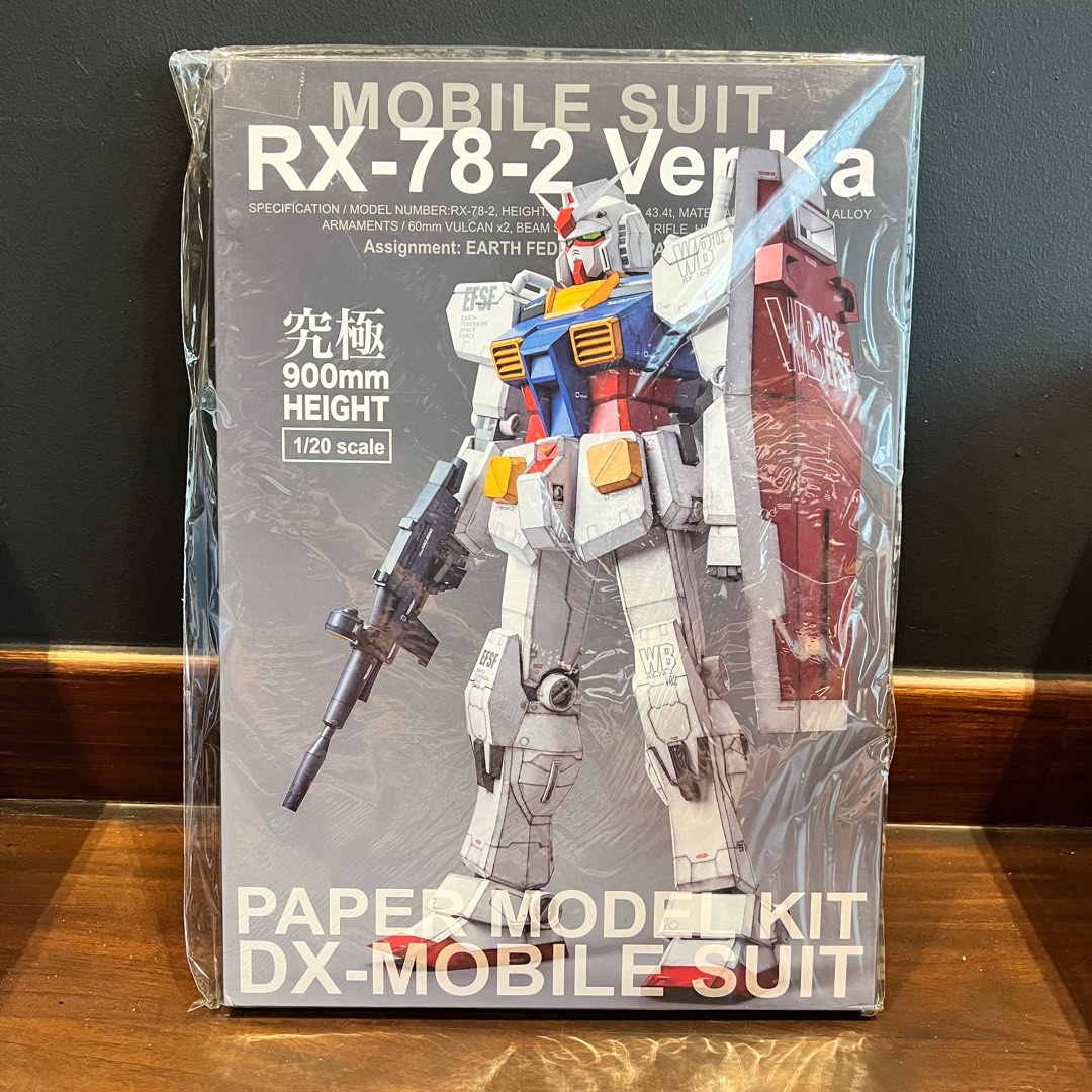Gundam paper model 1/20 RX-78-2 on Carousell