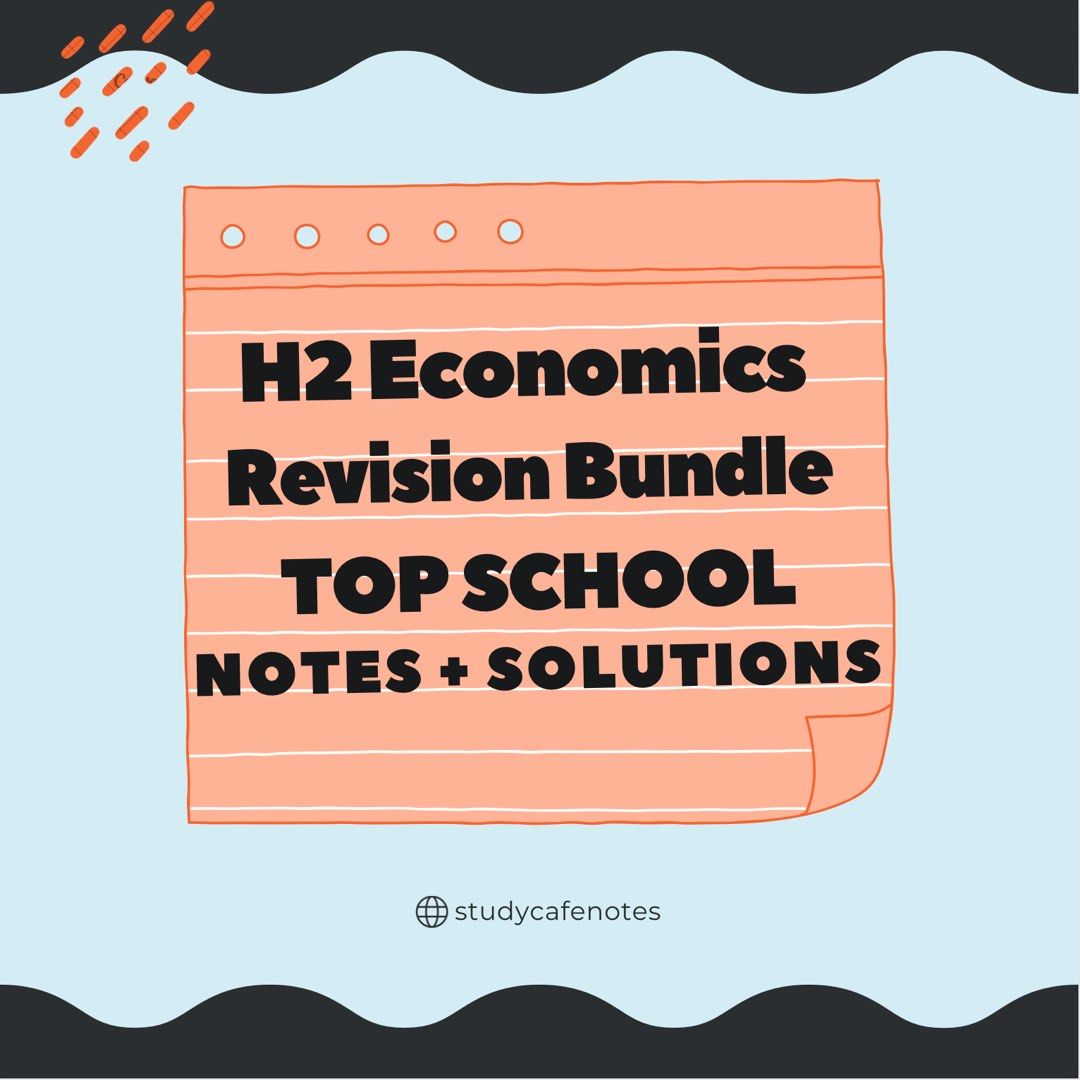 H2 Economics Revision Bundle - Econs Practice Papers with Comprehensive ...