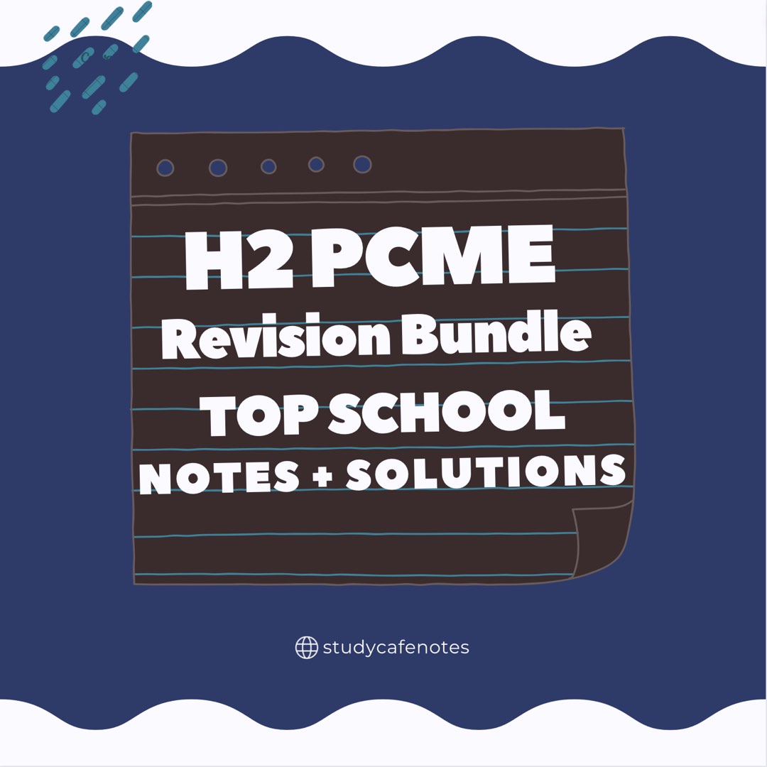 H2 PCME Revision Bundle - Practice Papers with Comprehensive Notes and ...