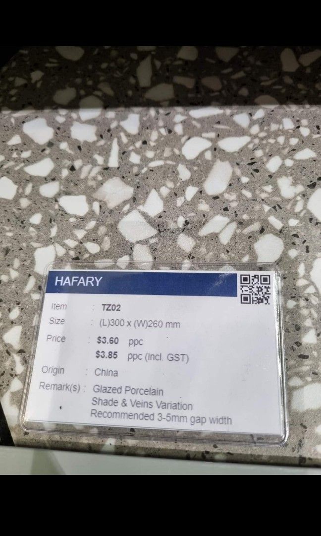 Hafary Hexagon Glazed Porcelain Tiles, Furniture & Home Living ...