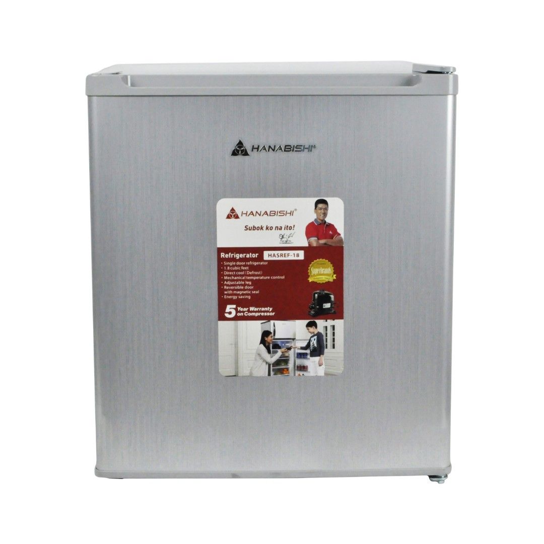 HANABISHI Original 1.8 Cubic ft. Single Door Refrigerator Ref, TV ...