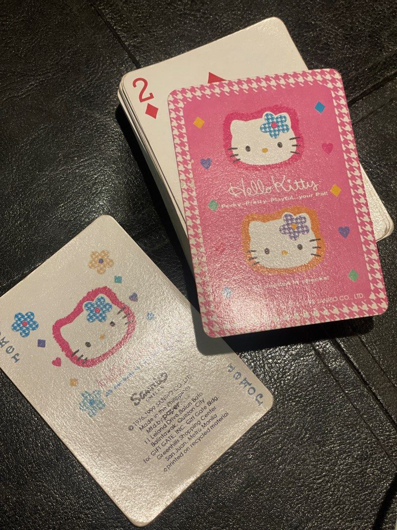 Hello Kitty Playing Cards on Carousell