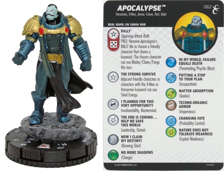 HeroClix - Apocalypse #062 - X-Men Rise and Fall, Hobbies & Toys, Toys ...