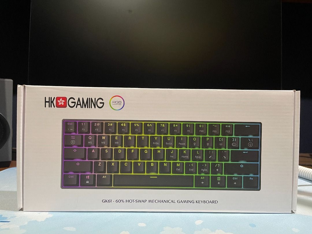 HK Gaming GK61 Mechanical Keyboard (Black), Computers & Tech, Parts ...