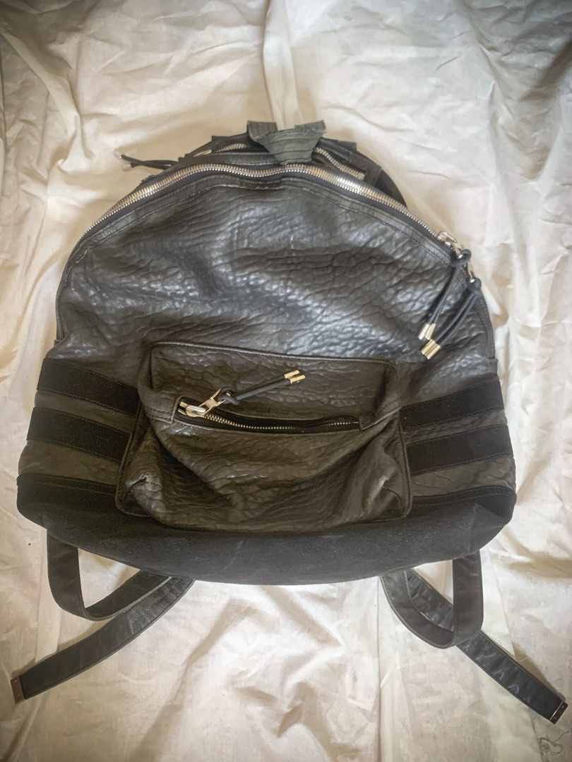 H&M x Balmain Leather Backpack - Limited Edition on Carousell