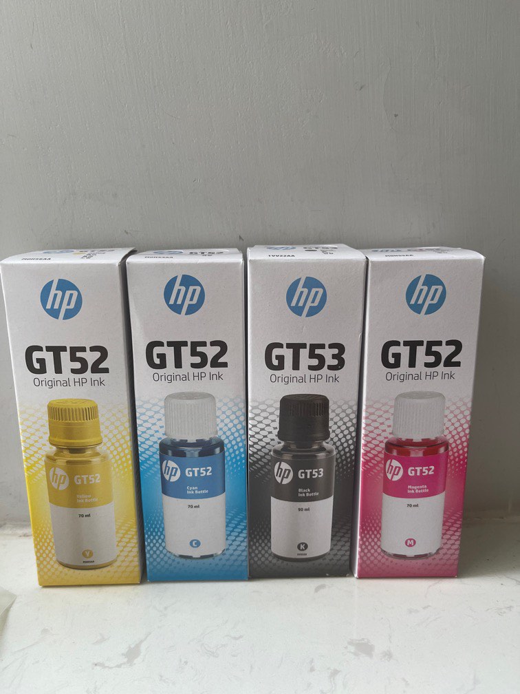 HP 墨水 ink GT52 GT53 615/515/670/750/790 $300兩套, 電腦＆科技, 打印機及影印機 - Carousell