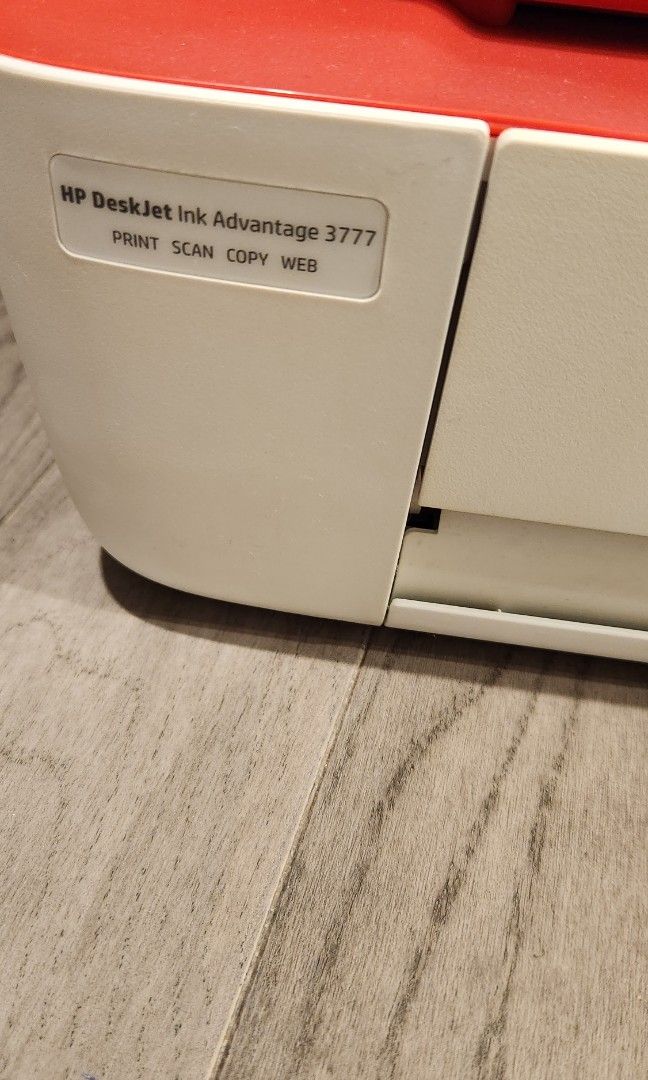 Hp deskjet 3777 : print,copy,scan, Computers & Tech, Printers, Scanners ...