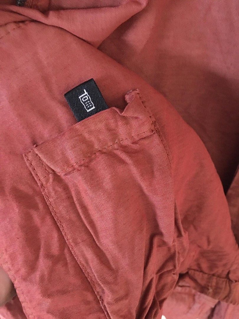 Hugo Boss Denim Jacket Indian Red, Men's Fashion, Coats, Jackets and ...