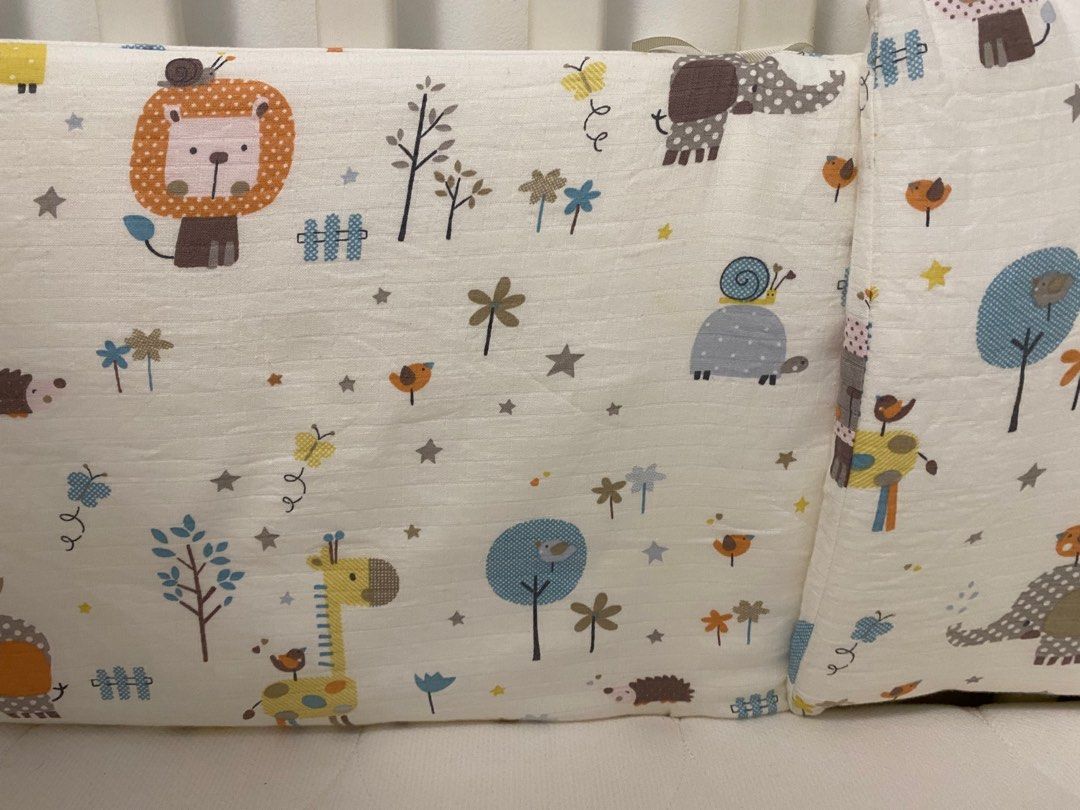 IKEA baby Cot + Matress + side protection + rollers, Babies & Kids ...