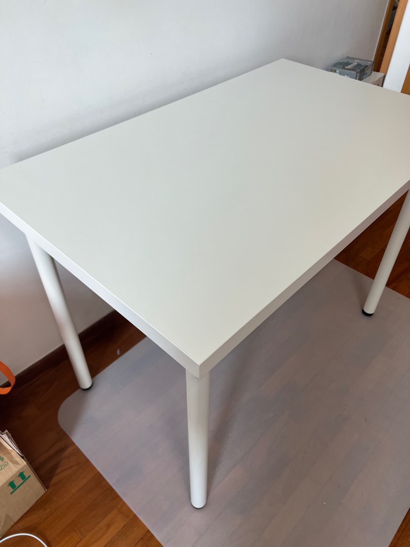 IKEA Linnmon table Adils legs, Furniture & Home Living, Furniture ...