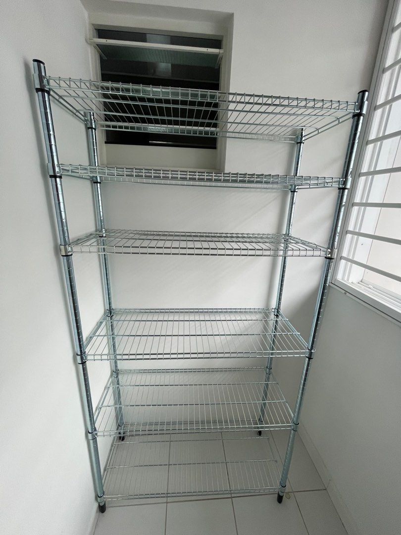 IKEA OMAR Shelving Unit (Double), Furniture & Home Living, Furniture ...