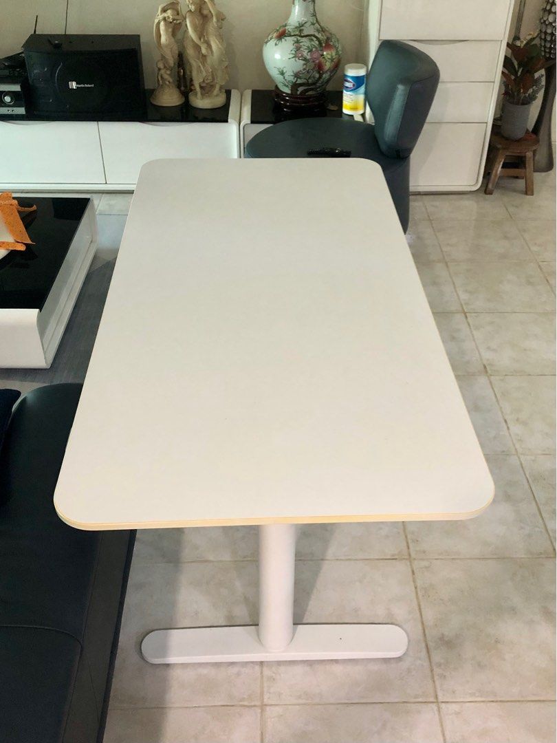 Ikea Electric Standing Desk, Furniture & Home Living, Furniture, Tables ...