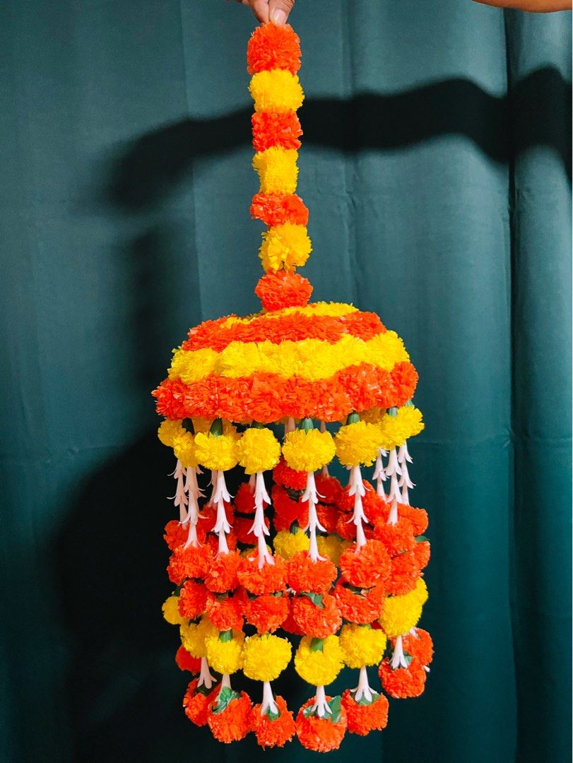 Large flower dome | Deepavali decorations | Indian flowers | Wedding ...