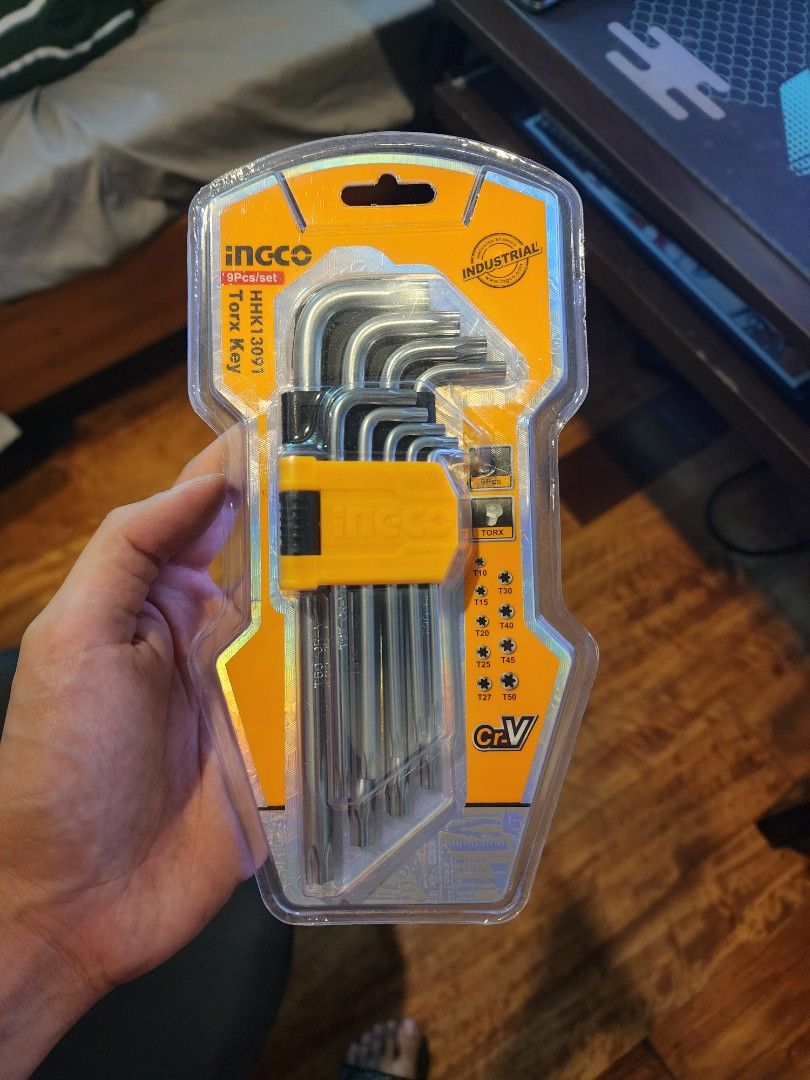 Ingco Torx Key Set, Commercial & Industrial, Construction Tools ...