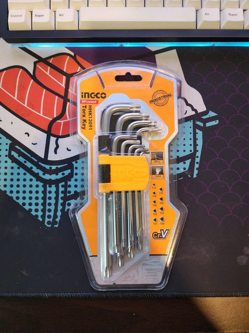 Ingco Torx Key Set, Commercial & Industrial, Construction Tools ...