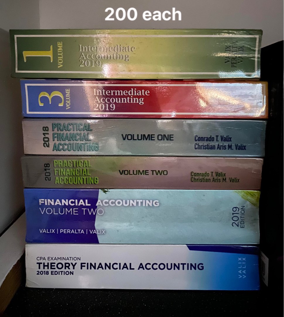 Intermediate Accounting by Valix, Hobbies & Toys, Books & Magazines ...