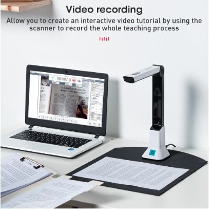 iOCHOW T1 USB Visual Presenter A4 Visualizer For Office & Classroom ...